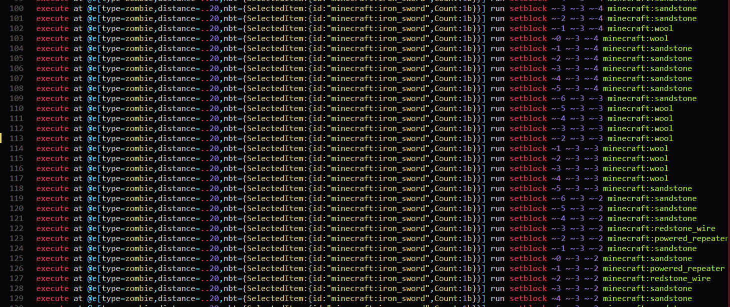Schematic->MCfunction converter