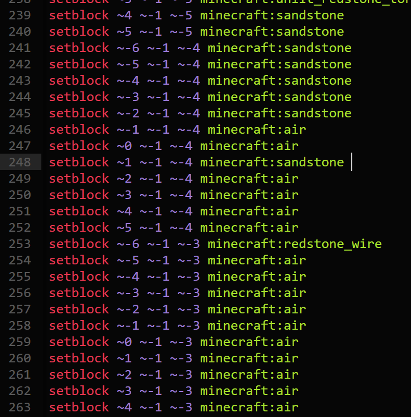 Schematic->MCfunction converter